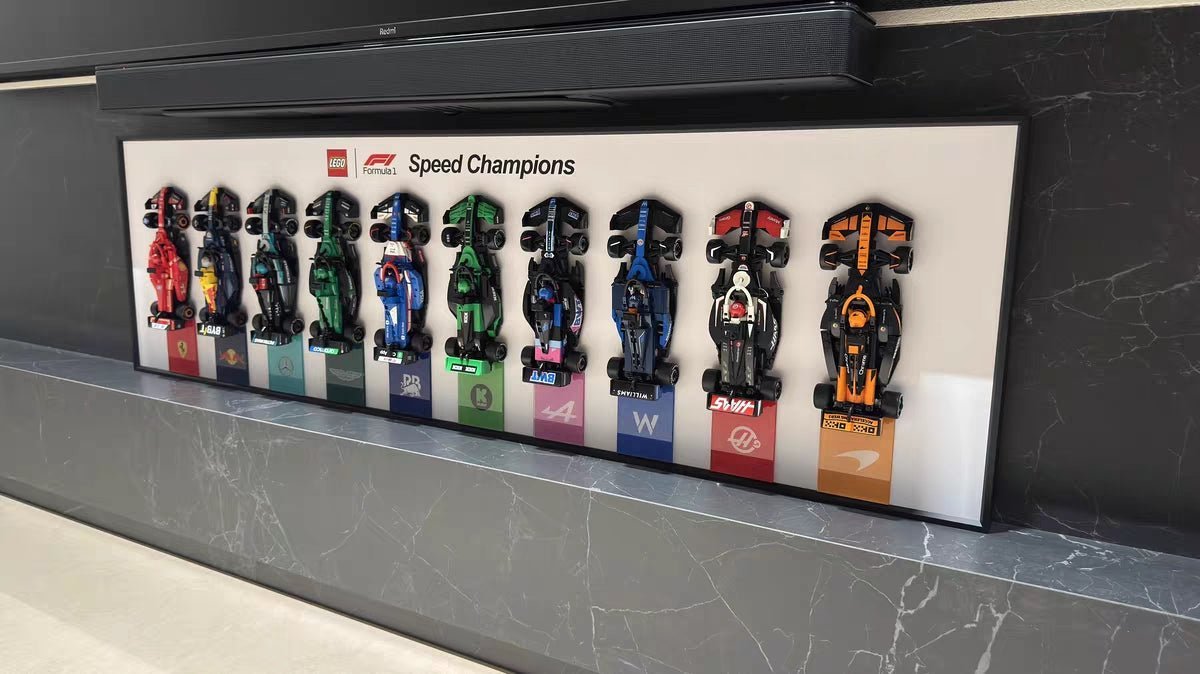 Buy LEGO F1 Wall Display Frame & Showcase – brickzonehub