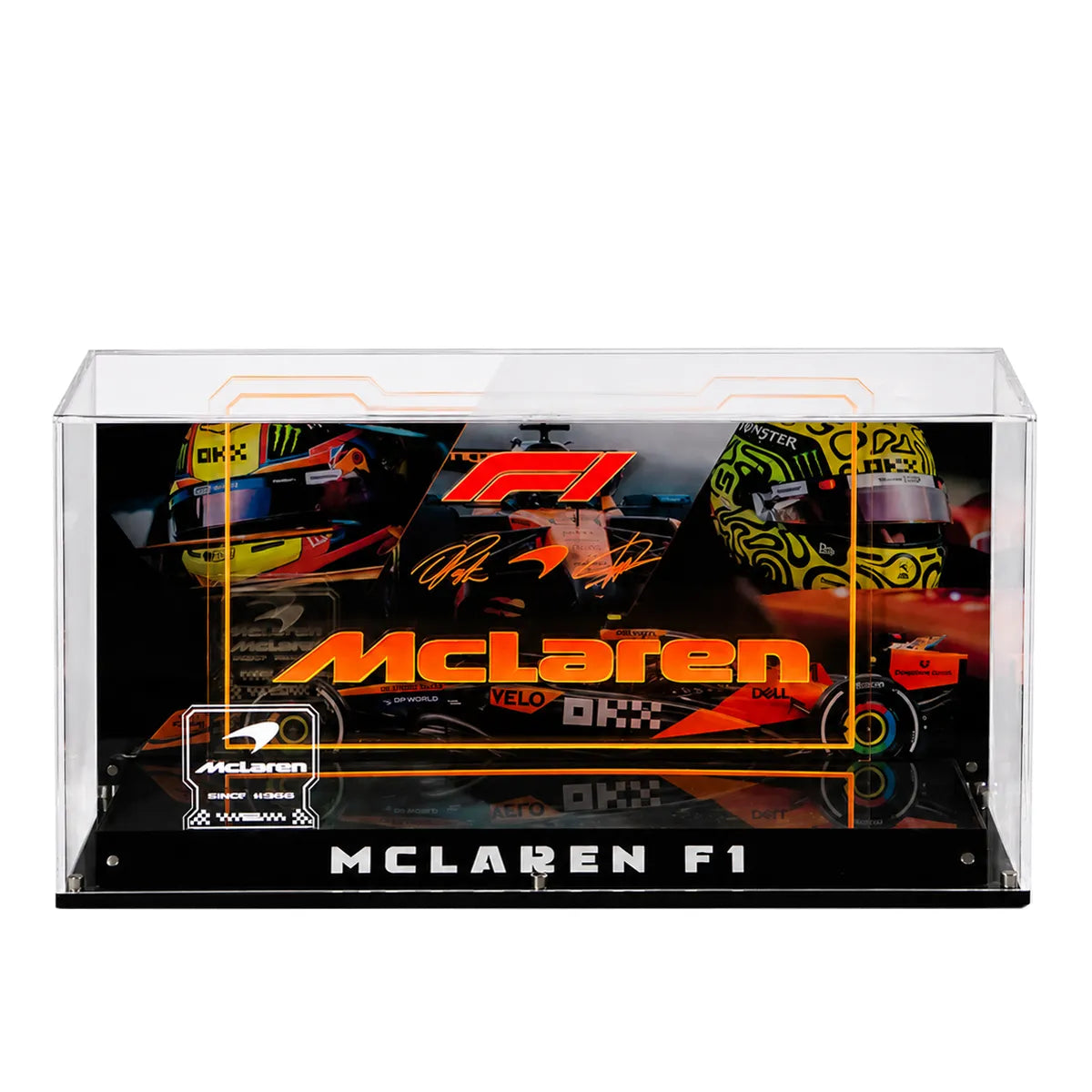 Acrylic Display Case for LEGO® McLaren Helmets 43023/43017 – brickzonehub