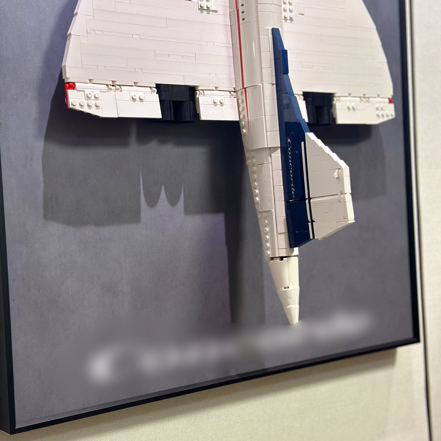 Lego Concorde Wall Display Frame with LED Backlight – brickzonehub