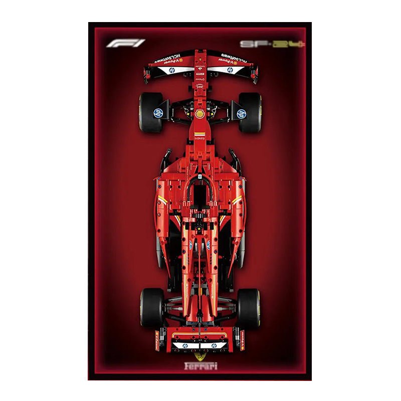 Ferrari SF-24 Wall Frame | Acrylic Display Frame Lego 42207 – brickzonehub