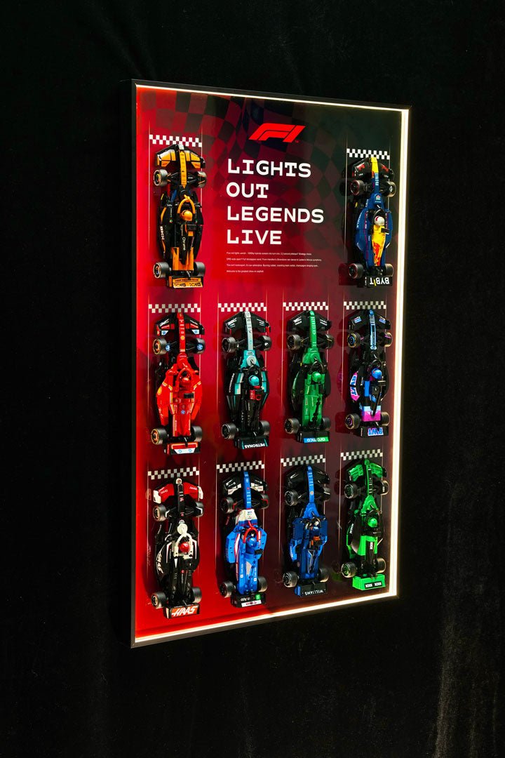 Wall Display Frame for LEGO® Speed Champions F1 Cars – brickzonehub
