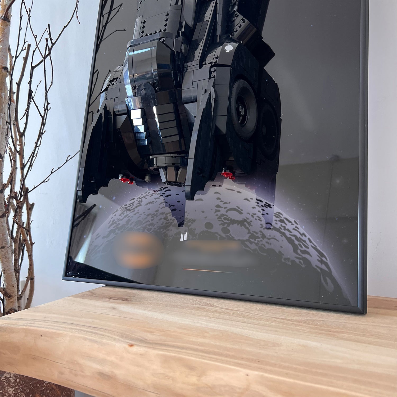 Lego 1989 Batmobile Wall Display Frame | Batman Decor – brickzonehub